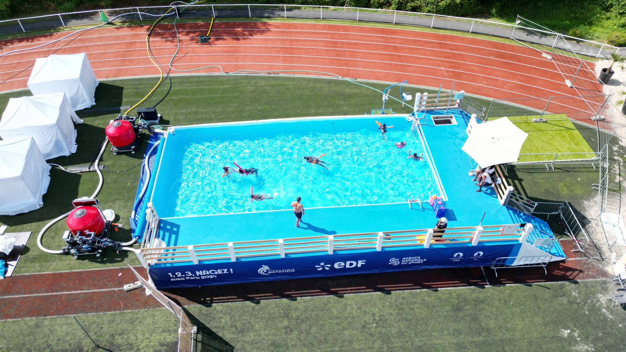 Piscine temporaire sur mesure pour les collectivités | Weeloc